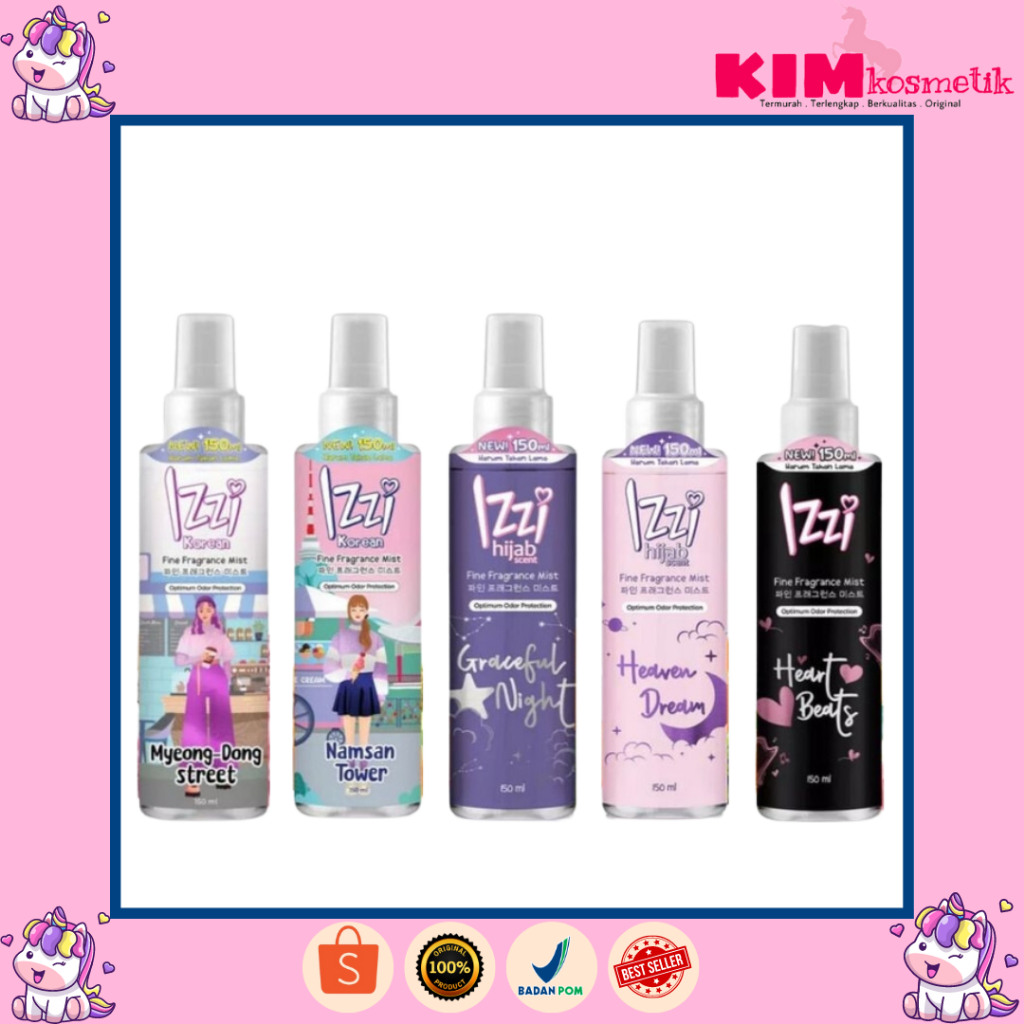 Jual IZZI Fine Fragrance Mist Parfume Mist 150ml - Parfum | Shopee ...