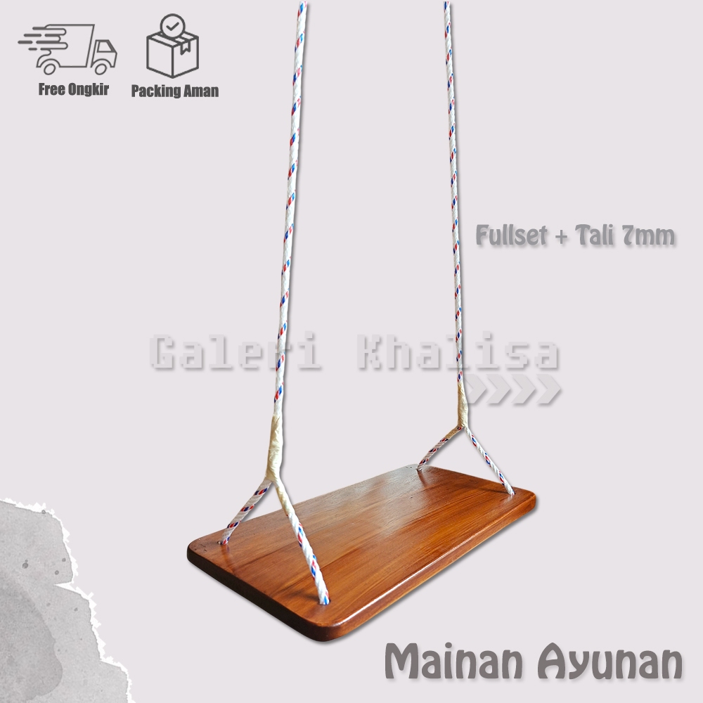 Jual Ayunan Mainan Anak Premium Original Kayu Fullset | Shopee Indonesia
