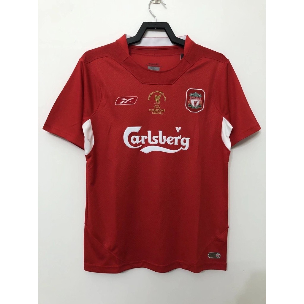 Jual Jersey Bola Retro Vintage Jadul Liverpool Home 2004 /2005 Final ...