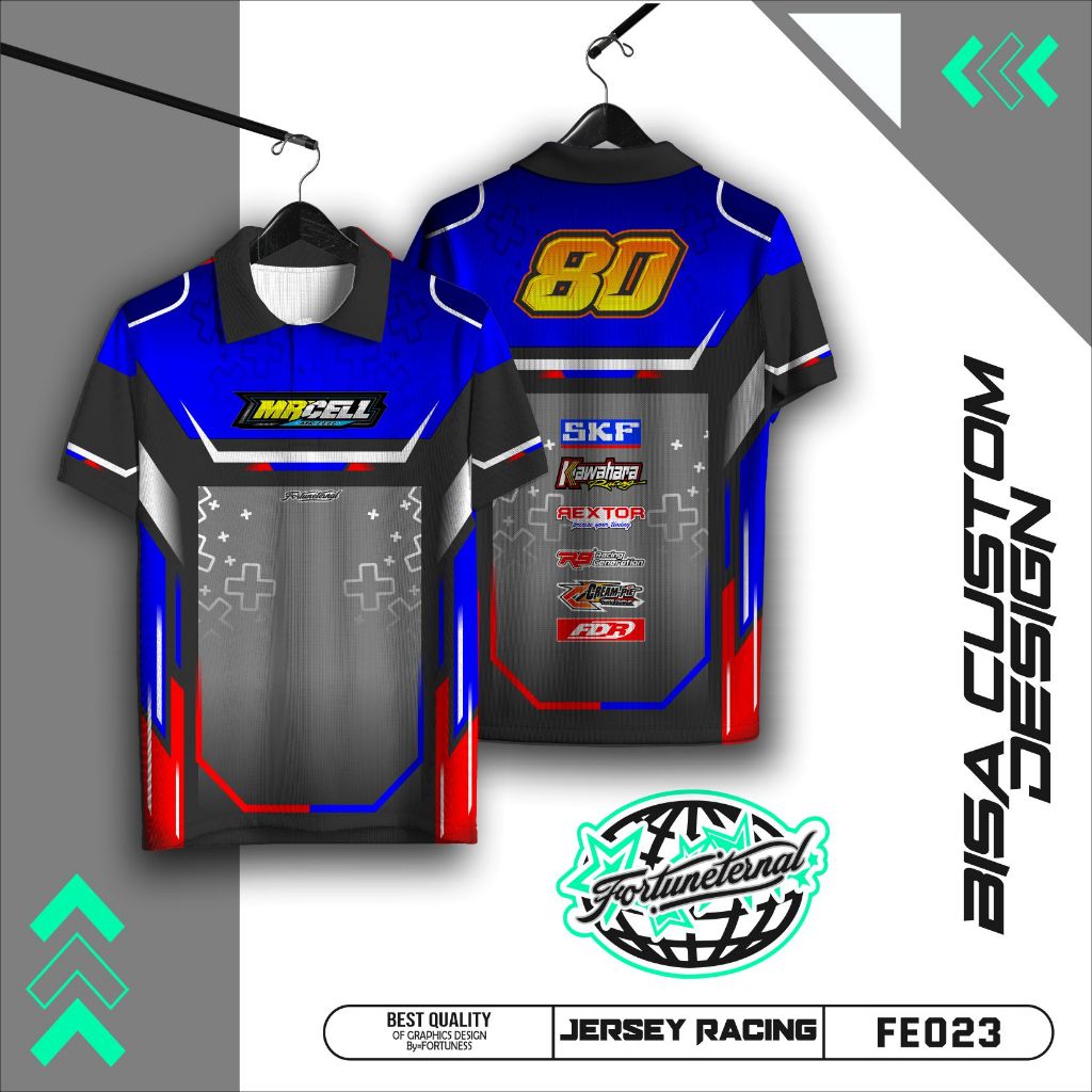 Jual JERSEY RACING kaos baju jersey racing custom full printing jersey ...