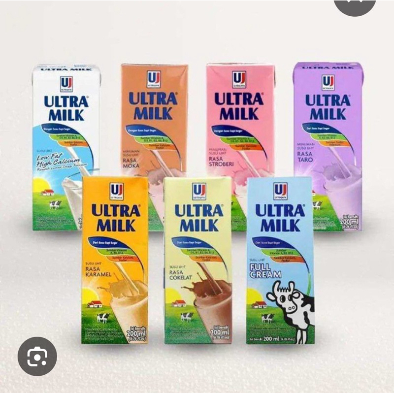 Jual Ultra Milk 200 ml UHT aneka rasa | Shopee Indonesia