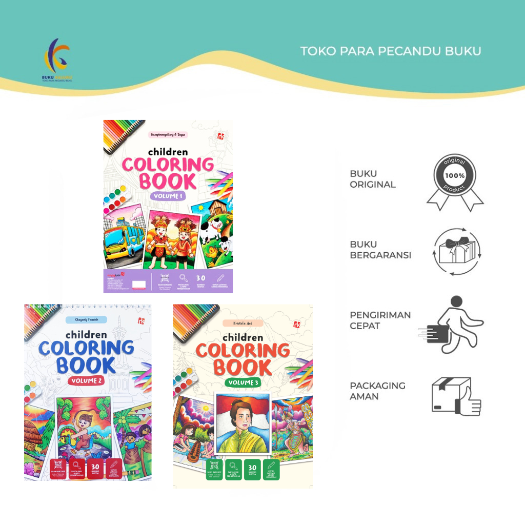 Jual Promo Novemberia (Disc 15%) - Buku Anak - Children Coloring Book ...
