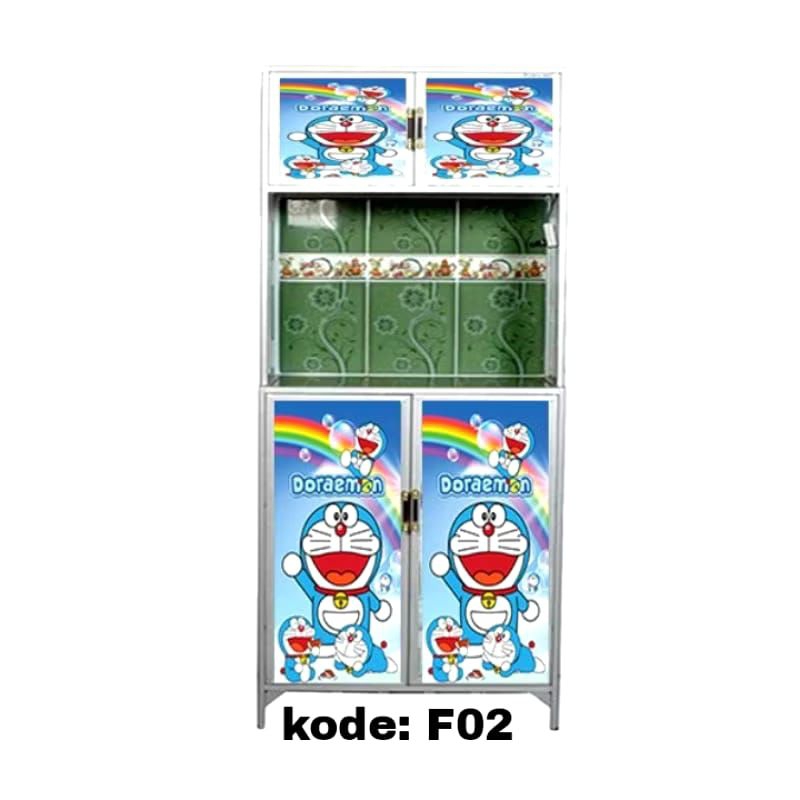 Jual wallpaper stiker rak piring untuk ukuran 4 pintu SMA rata | Shopee ...