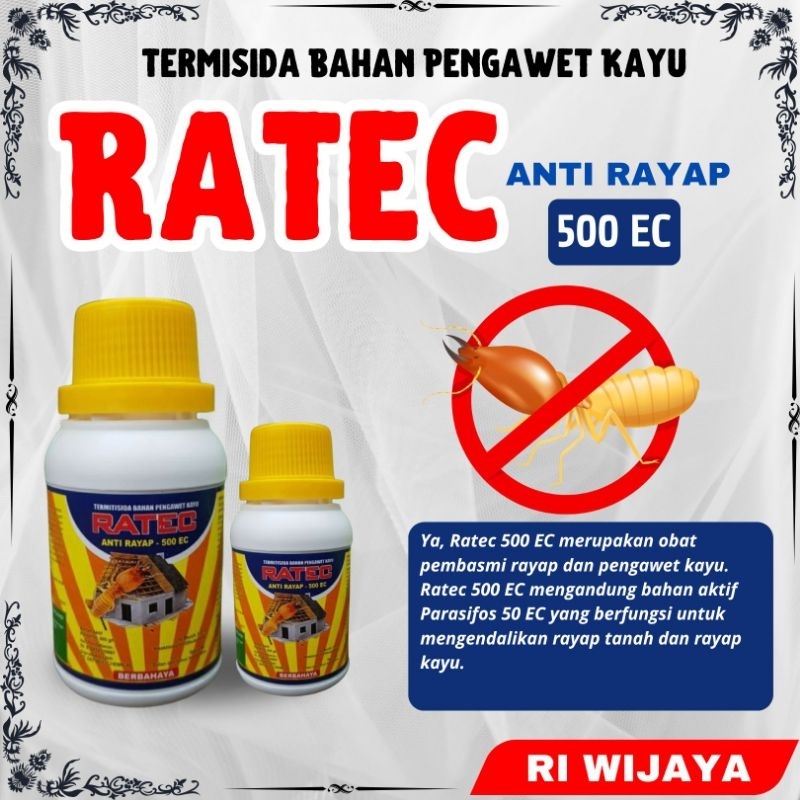 Jual RATEC TERMISIDA ANTI RAYAP 500 EC KEMASAN 100 ML | Shopee Indonesia