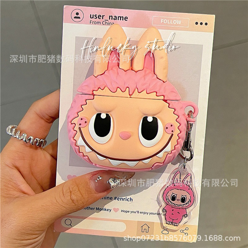 Jual CASE APPLE AIRPODS LABUBU GEN 1 GEN 2 GEN 3 PRO PRO 2 SILICON ...