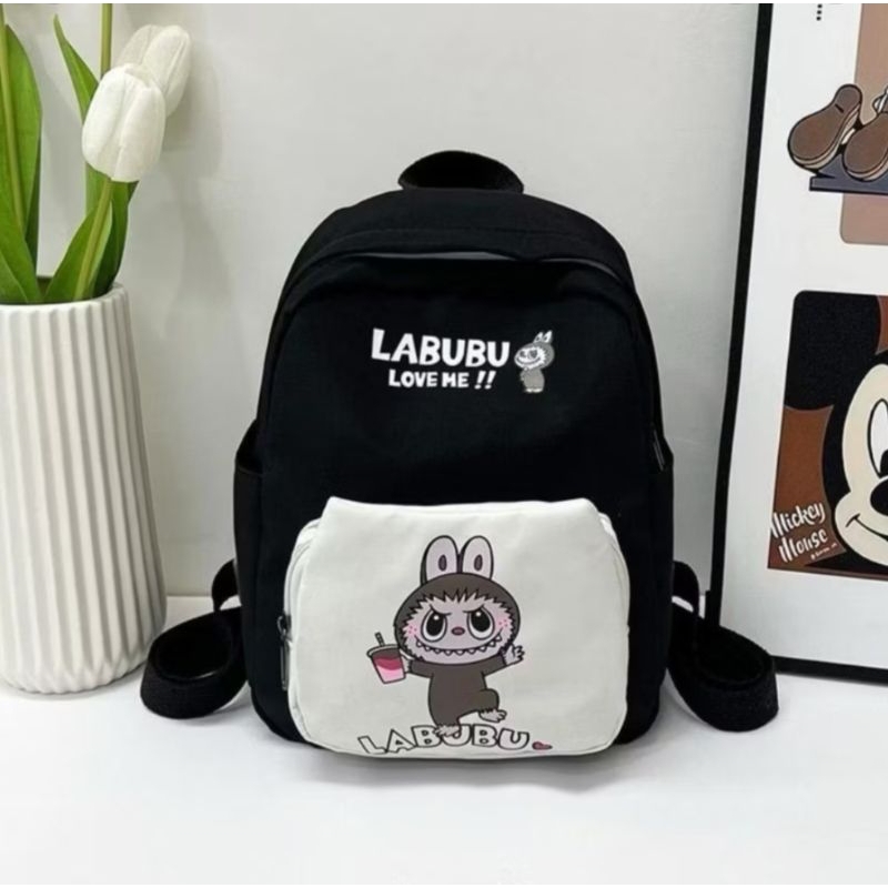 Jual Dhirgam_Official - Labubu mini Tas ransel anak paud TK sekolah motif karakter gambar labubu ...
