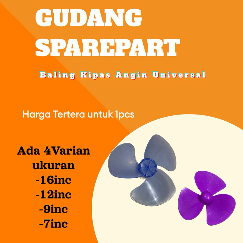 Jual BALING KIPAS ANGIN STANFAN WALLFAN MULTI UNIVERSAL UKURAN 16INC ...
