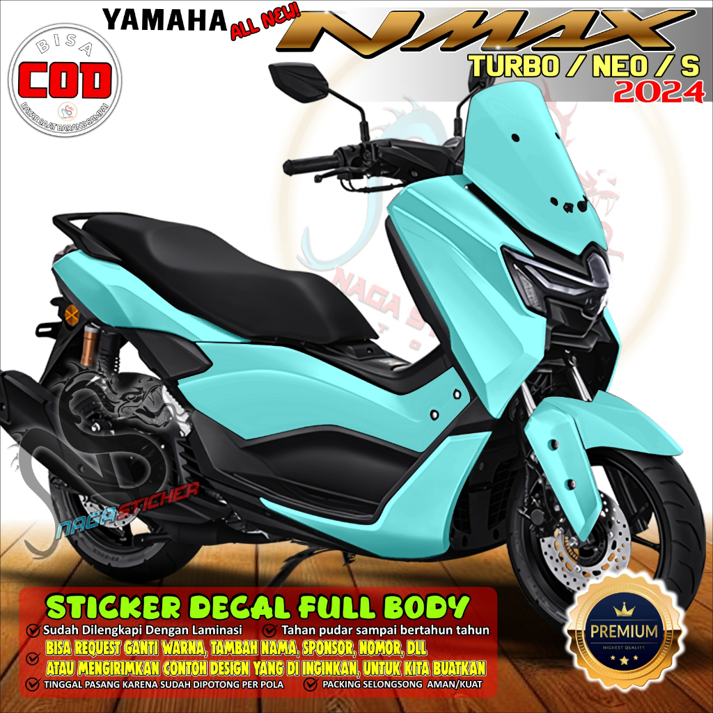 Jual [BISA COD] Decal Sticker Motor FullBody YAMAHA NMAX TURBO | NMAX ...