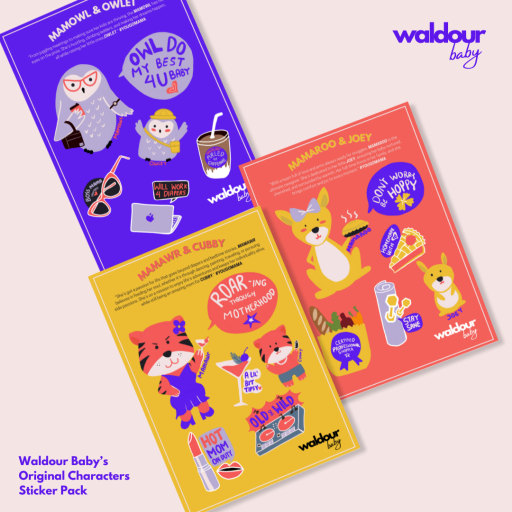 Jual Waldour Baby Sticker Pack Original Characters / Stiker | Shopee ...