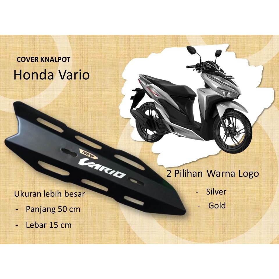 Jual Cover, penutup knalpot vario variasi, 110, 125, 150 new, karbu ...