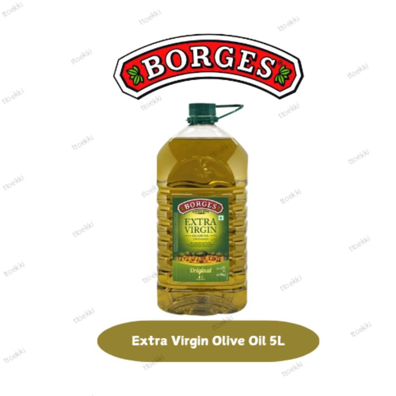 Jual BORGES EXTRA VIRGIN OLIVE OIL 5L| Extra Virgin Olive Oil| EVOO ...