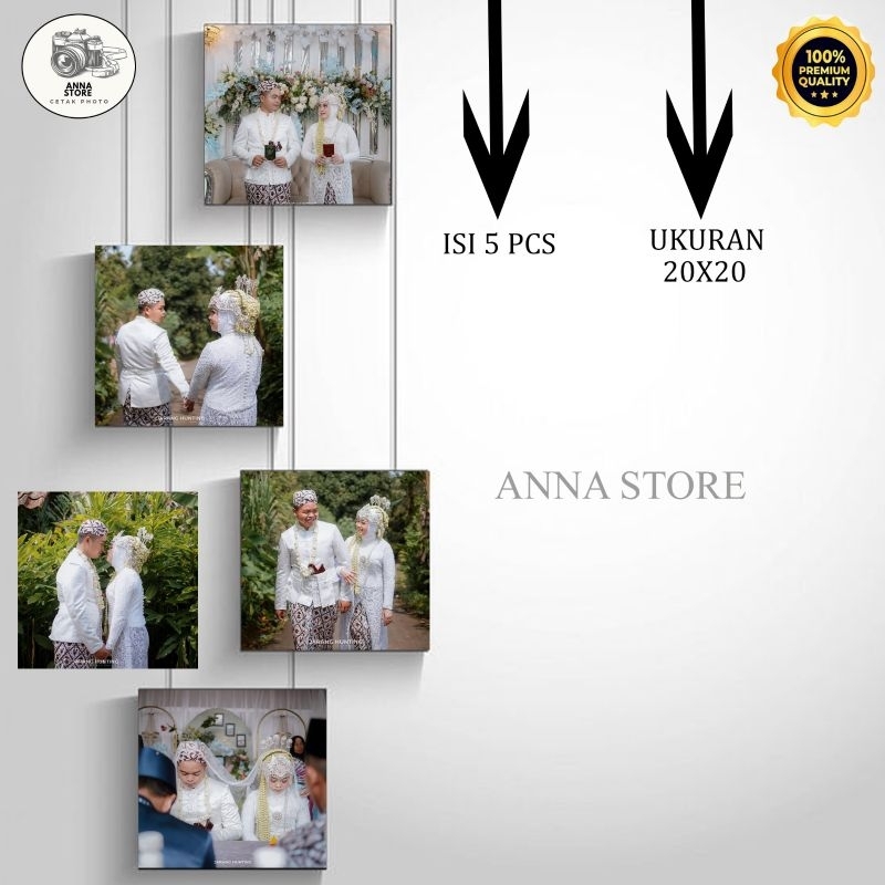 Jual cetak Poto ukuran 8R isi 5 pcs plus bingkai | Shopee Indonesia