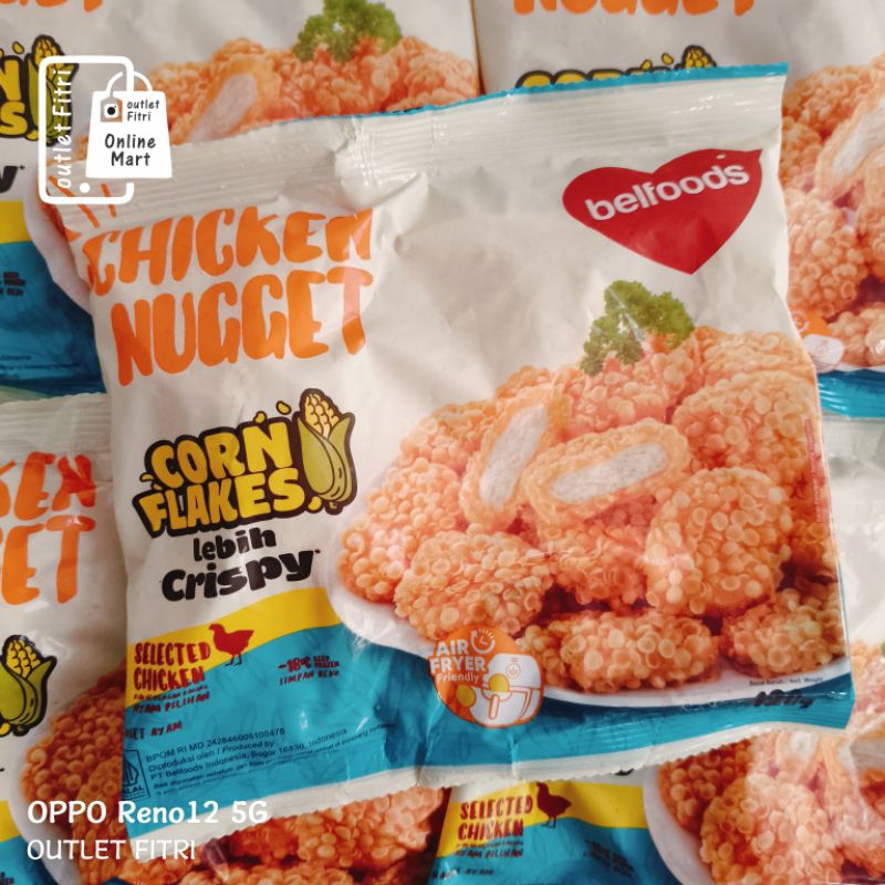 Jual [120gr] BELFOODS Corn Flakes Chicken Nugget | Shopee Indonesia