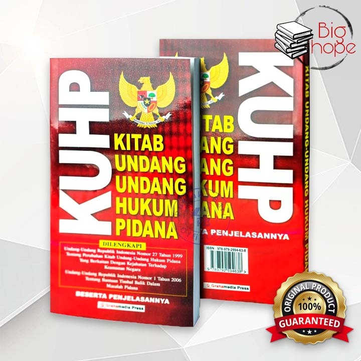 Jual Buku Hukum Undang Undang - KUHP ( Kitab Undang - Undang Hukum ...