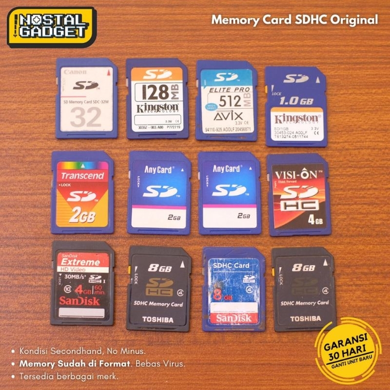 Jual MEMORY SDHC SCOND ORIGINAL | Shopee Indonesia