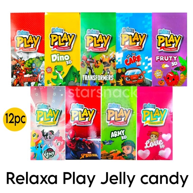Jual Relaxa Play Gummy Candy isi 12/kotak | Shopee Indonesia