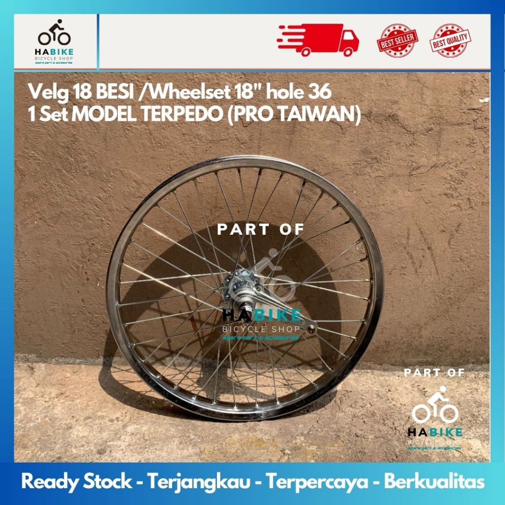 Jual Velg Besi Terpedo Ukuran 18"-26" Velg Besi Sepeda Jadi Model ...