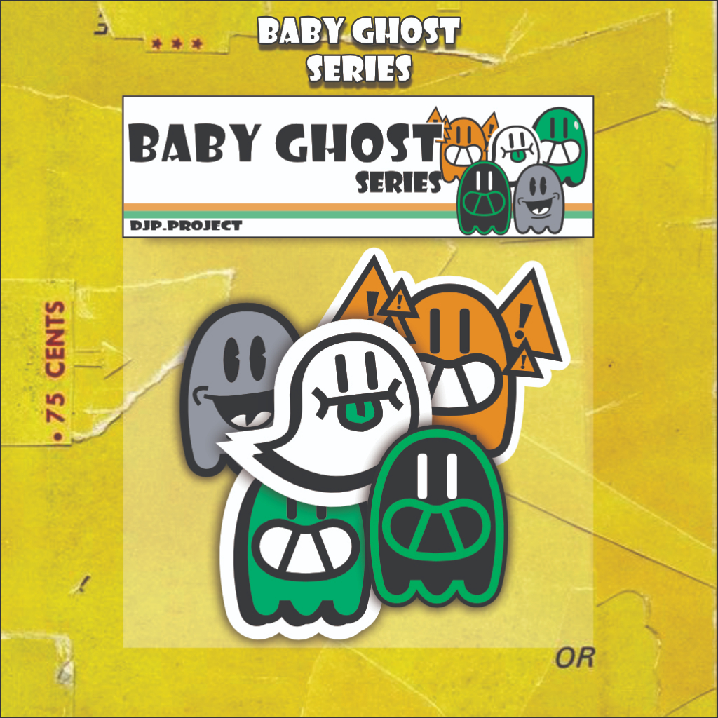 Jual Sticker pack baby ghost | Sticker LAPTOP | Sticker TUMBLER ...