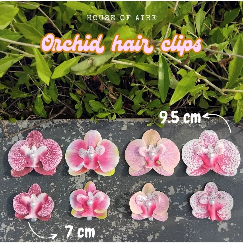 Jual Orchid Hair Clip Jepitan kelopak Bunga Anggrek | Shopee Indonesia