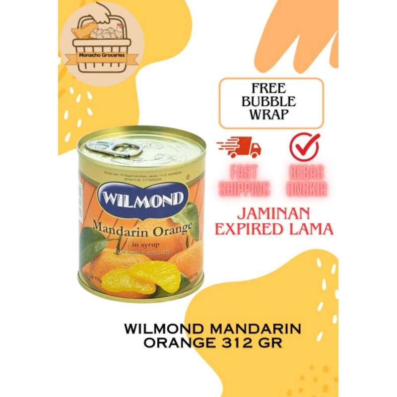 Jual wilmond jeruk mandarin kaleng wilmond 312g/mandarin orange in ...