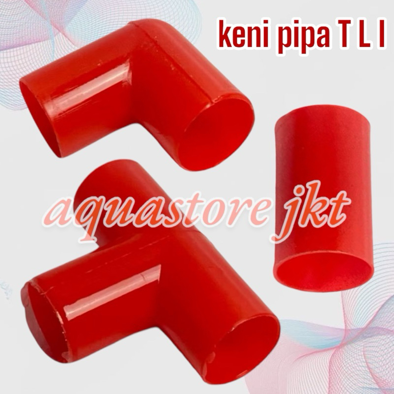 Jual SAMBUNGAN PIPA MERAH T L I KENI PIPA AQUARIUM MERAH | Shopee Indonesia