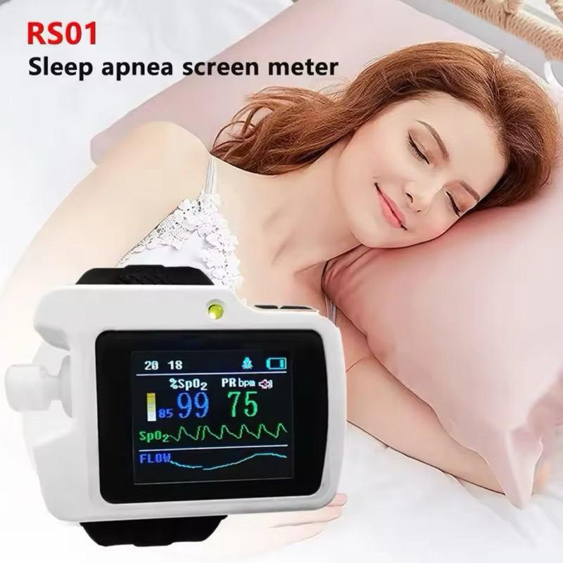 Jual Respiration Sleep Monitor Contec RS01 Wrist Sleeping Apnea Tidur ...
