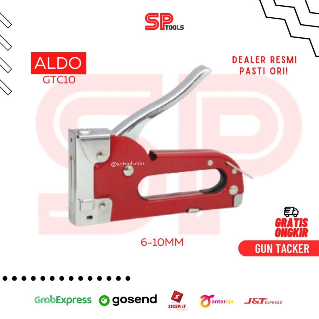 Jual GUN TUCKER / TACKER / ALAT STAPLES STAPLER 10MM ALDO GTC10 ...