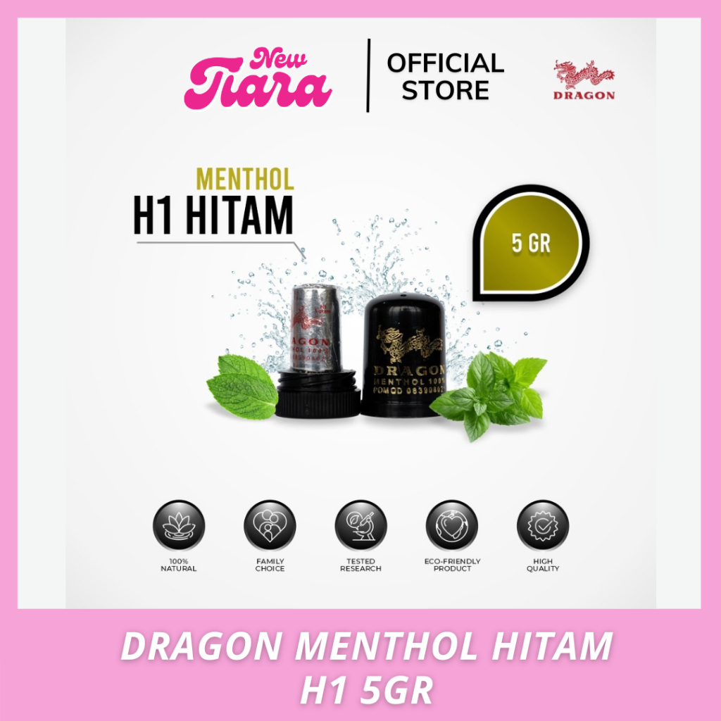 Jual Black Menthol Inhaler Gosok Cap Dragon | Shopee Indonesia