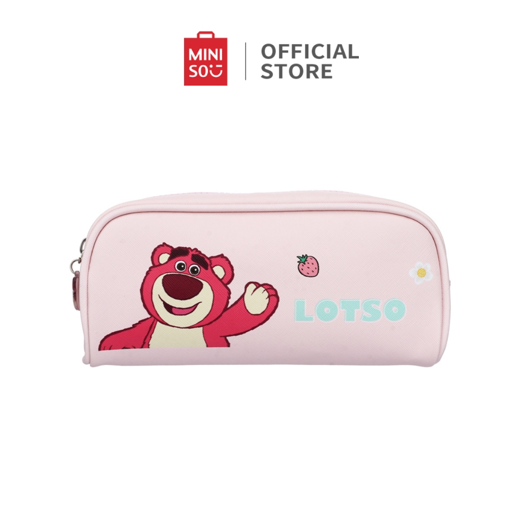 Jual Miniso x Disney Lotso Collection Tas Kosmetik Panjang Besar Makeup ...