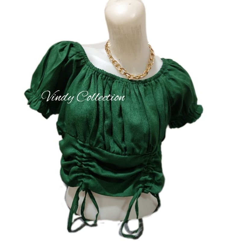 Jual SABRINA CROP SERUT CANTIK IMPORT BANGKOK R1129 (Ld 86-96cm ...