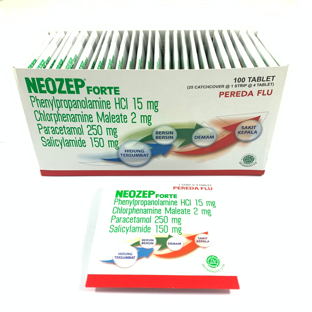 Jual NEOZEP FORTE Tablet - Obat Flu | Shopee Indonesia