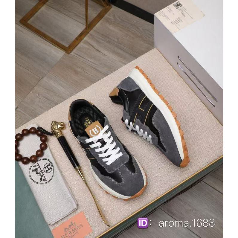 Jual Sepatu olahraga biasa Herm*s pria yang nyaman | Shopee Indonesia