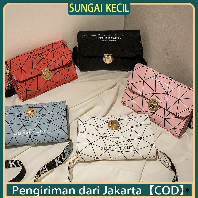 Jual Tas Wanita Tas Persegi Kecil Berhuruf Tas Bahu Mini Modis Tas ...