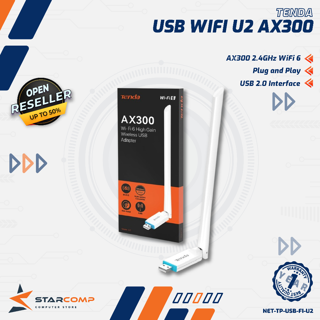 Jual Tenda U2 AX300 WiFi 6 High Gain Wireless USB Adapter | Shopee ...