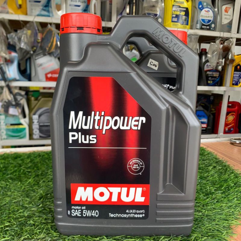 Jual OLI MESIN MOBIL MOTUL MULTI POWER PLUS SAE 5W-40 API SP FULL ...