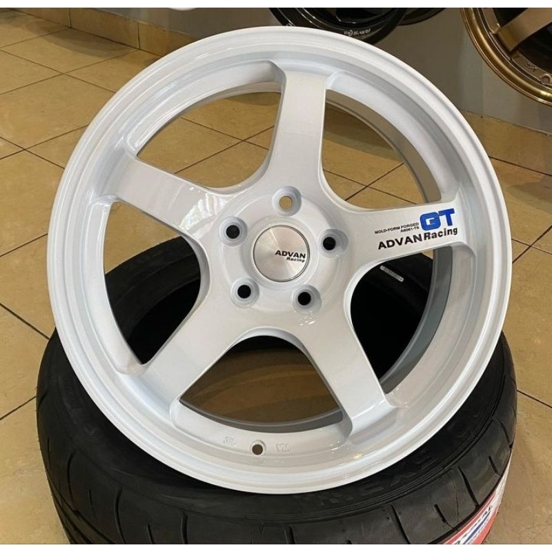 Jual velg advan GT ring 17 pcd 5x114 velg mobil xpander.innova.hrv ...