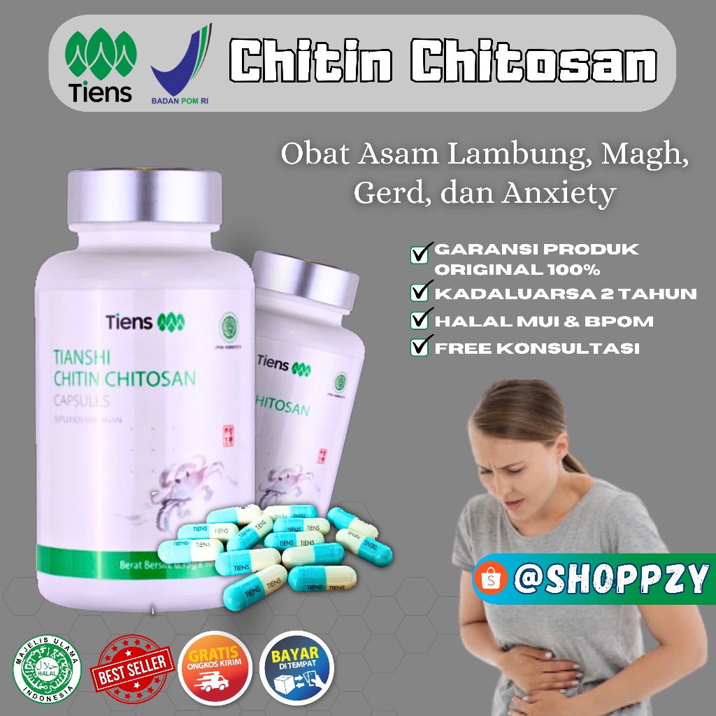 Jual Herbal China Asam Lambung Obat Ramuan Fitofarmaka Tiens Chitin Chitosan | Shopee Indonesia