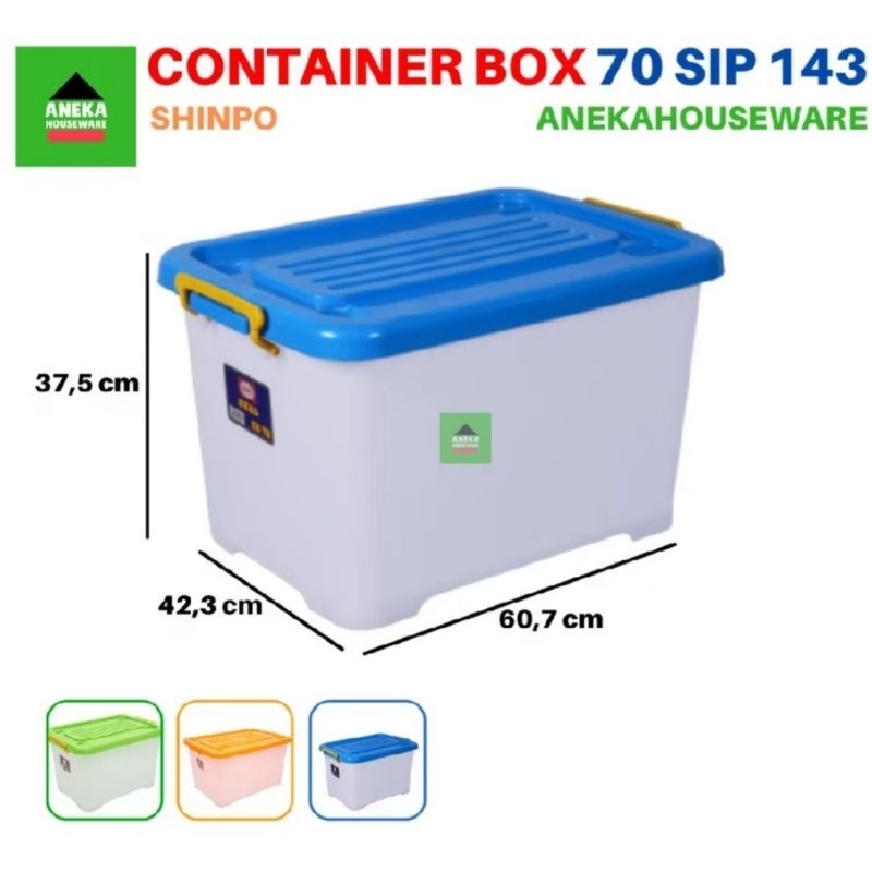 Jual BOX CONTAINER SHINPO CB 70 REAL ( Kode Produksi SIP 143) | Shopee ...