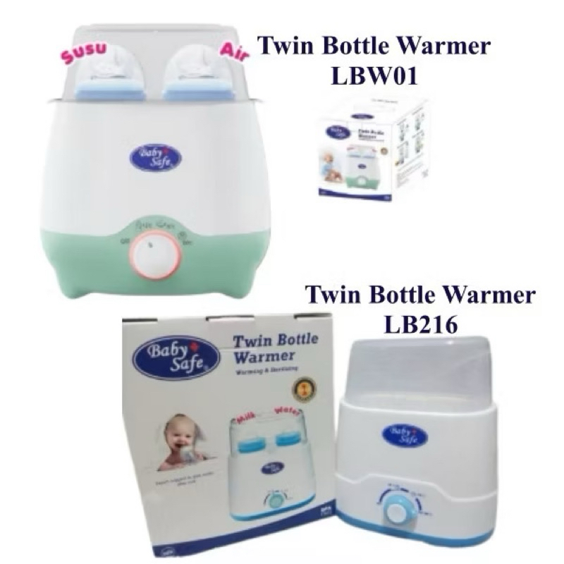 Jual Baby Safe Twin Bottle Botol Warmer & Sterilizer LBW01 - Penghangat ...
