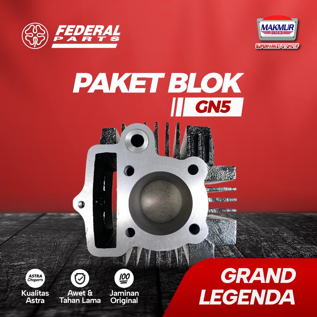 Jual BLOK BLOCK SEHER SET KOMPLIT Grand Supra Original Federal | Shopee Indonesia
