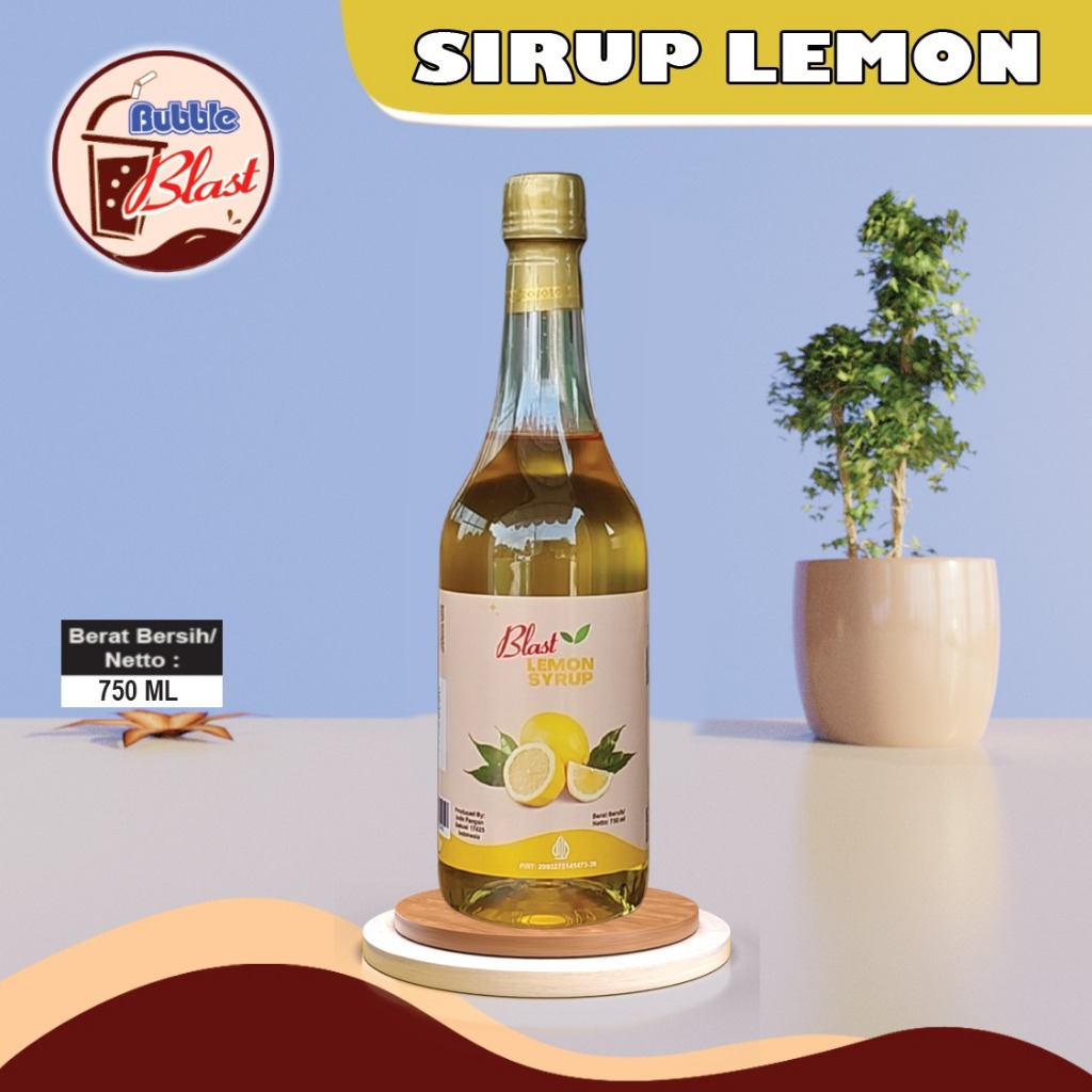 Jual Syrup LEMON 750 ml - Sirup Minuman Rasa Lemon - Sirup Buah ...