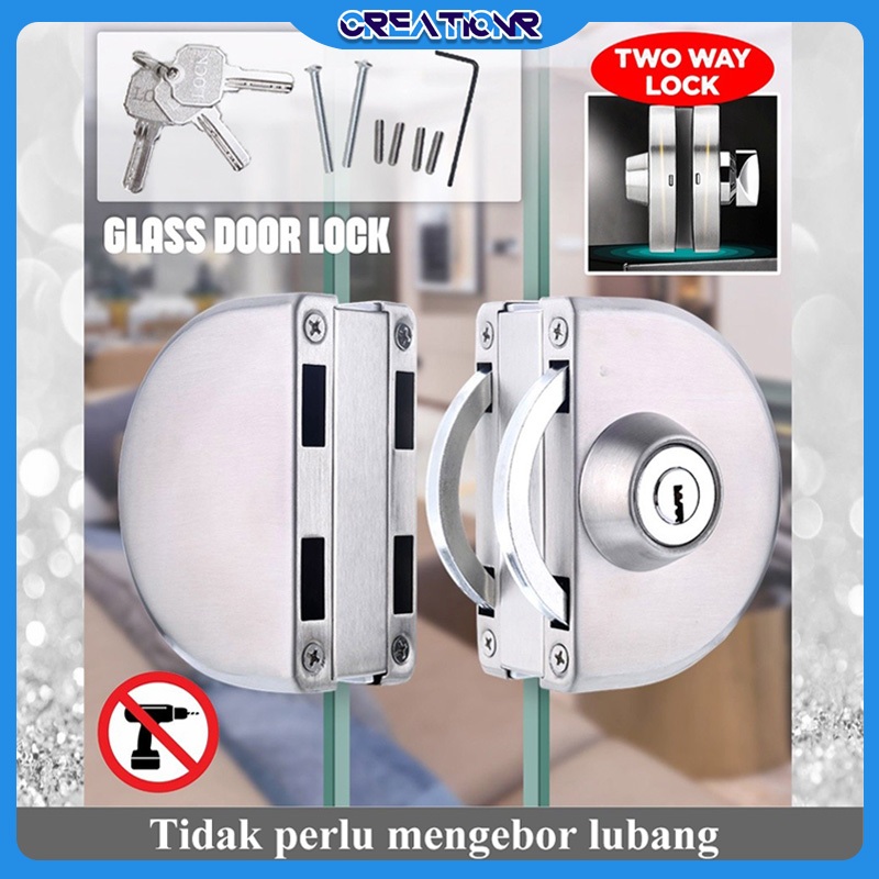 Jual 304 Stainless Steel 10-12mm Kunci Lemari Kaca/kunci Pintu Kaca ...