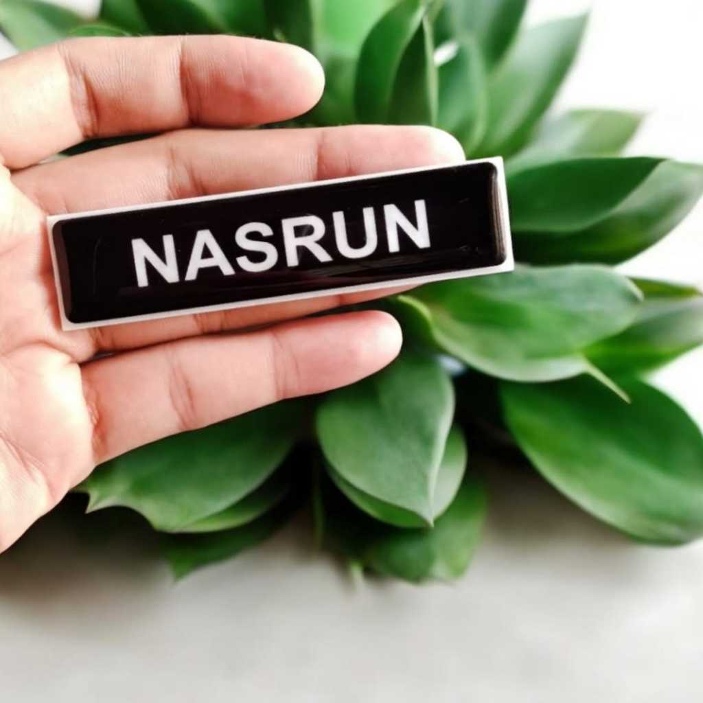 Jual Name Tag Papan Nama Guru Name tag Satpan Papan Nama Timbul Name ...