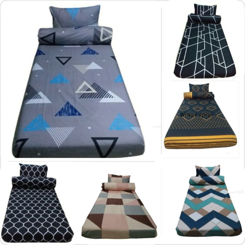 Jual Sprei single terbaru no 4 uk 90x200x15 | Shopee Indonesia