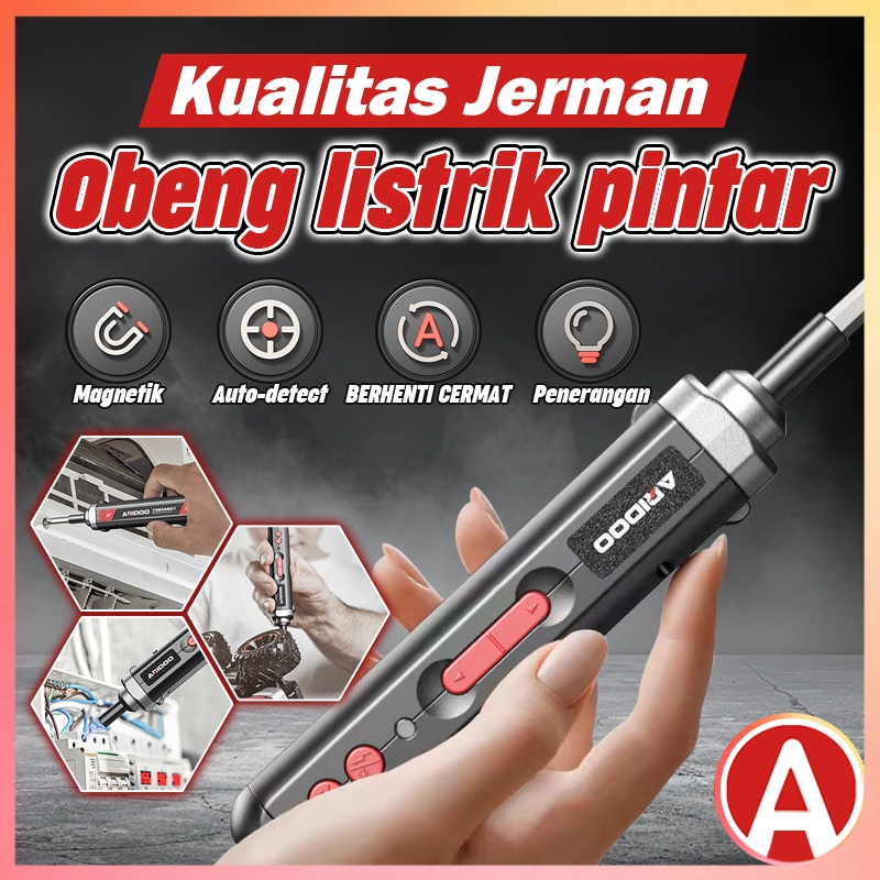 Jual COD Cordless Screwdriver Mesin Bor Cordless Mini Screwdriver Obeng ...