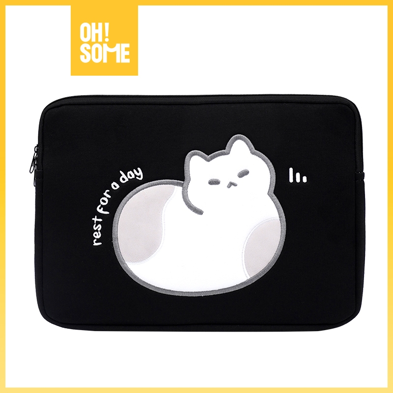 Jual OHSOME cute cat 13"-14" Laptop Bag/Tas Laptop Sleeve Case/Laptop ...