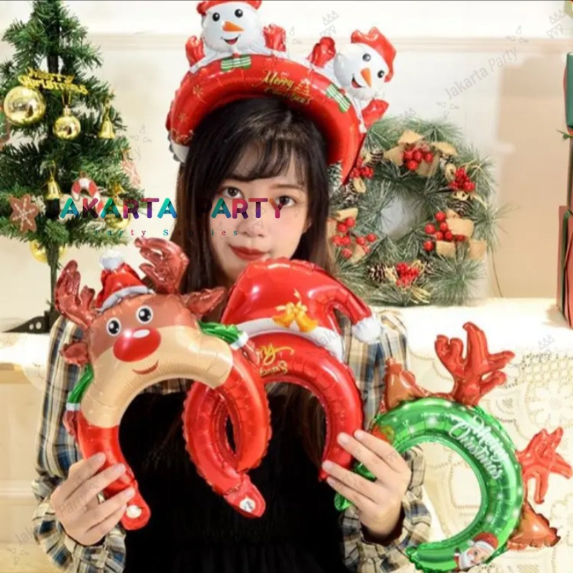 Jual Balon Foil Bando Natal / Balon Bando Natal / Balon Bando Christmas ...