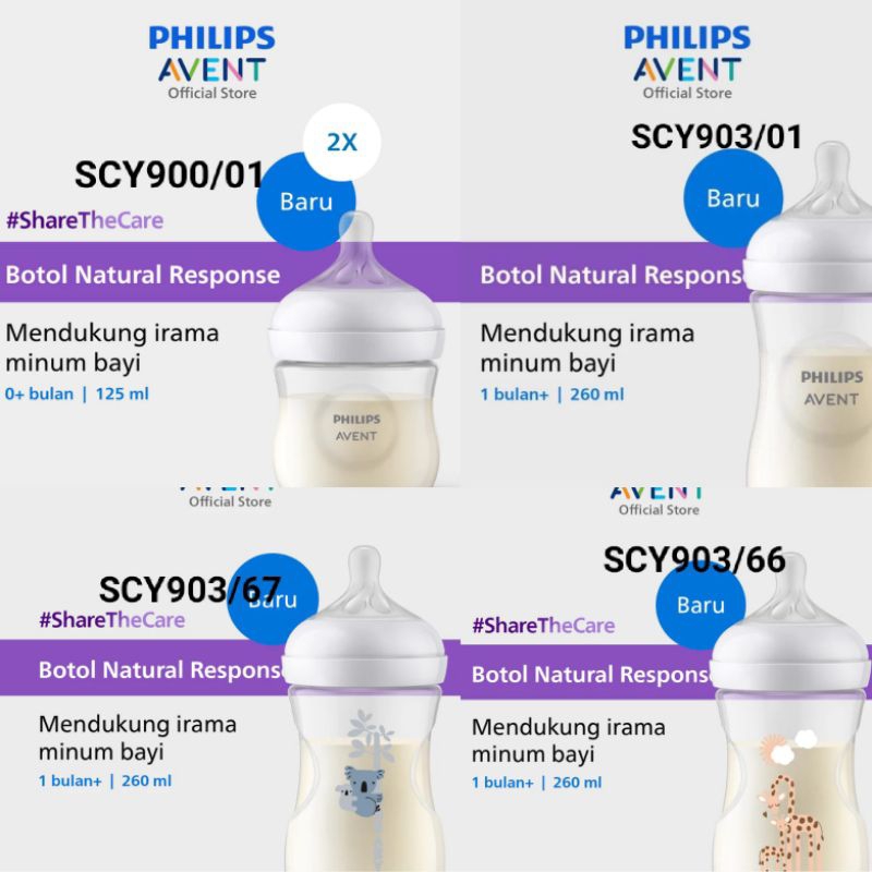 Jual Botol Susu Natural Avent, Milk bottle botol susu Philip Avent ...