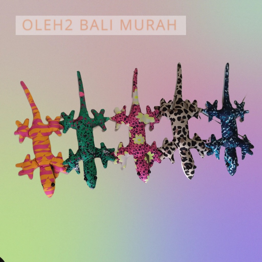 Jual Boneka Pasir Tokek/Cicak/Gecko Bali - Imut Lucu - Oleh oleh Khas ...