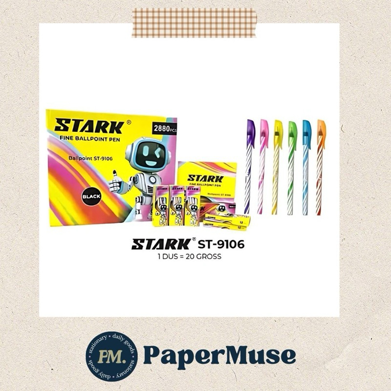 Jual Pulpen Ulir merek ESCO/Stark isi 12 Pcs | Shopee Indonesia